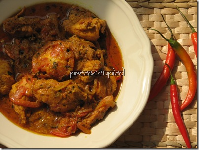 PreeOccupied: Kasoori Chicken Curry